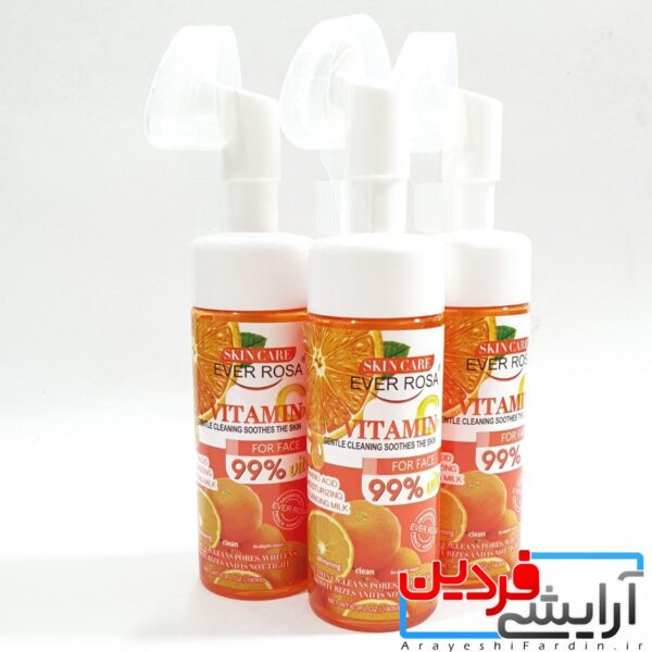فوم شستشوی صورت Ever Rosa ویتامین سی - آرایشی فردین